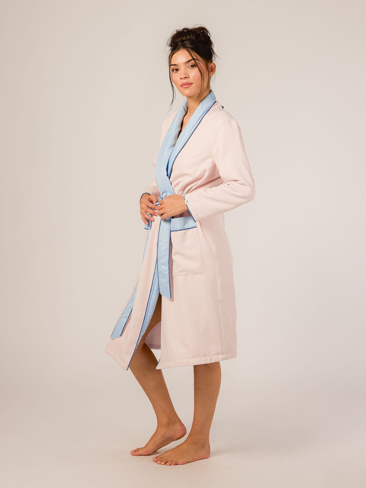 Leona Reversible Micro-Fiber Robe (Lily) – Keleigh Teller